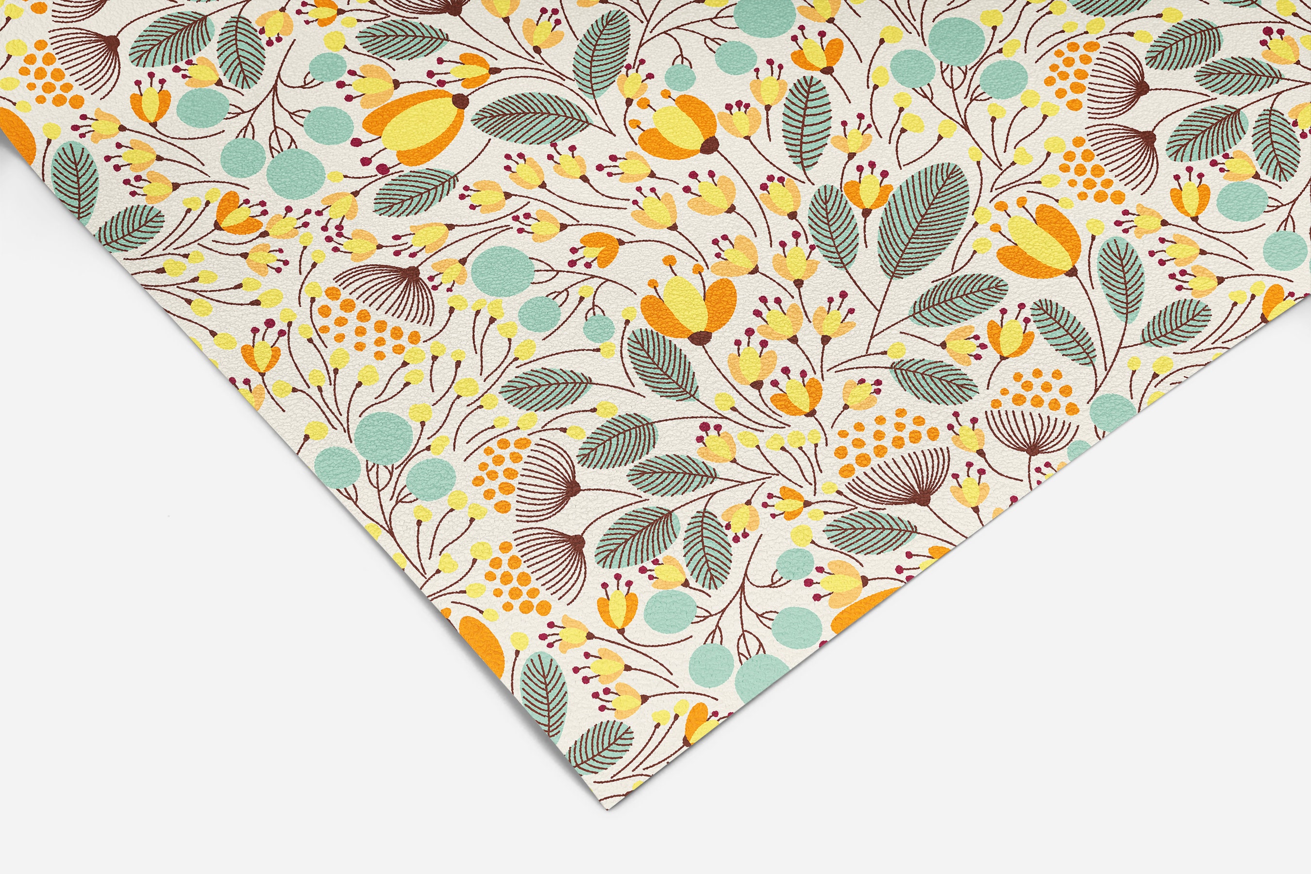 Ivory and Mint Floral Contact Paper Peel and Stick Wallpaper - Etsy