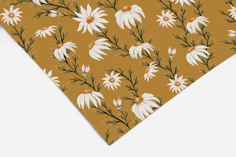 Wild Daisy Floral Contact Paper Peel and Stick Wallpaper - Etsy