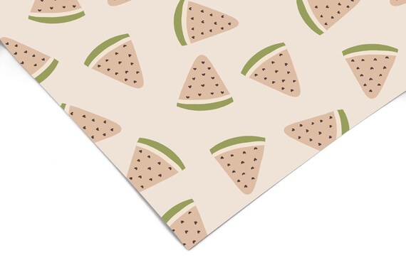 Sun Faded Watermelon Contact Paper Peel and Stick Wallpaper | Etsy