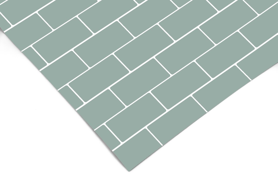 Subway Tile Contact Paper | Peel and Stick Wallpaper | Removable ...