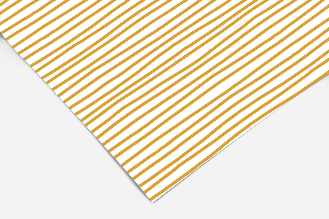 Golden Yellow Stripe Contact Paper | Peel and Stick Wallpaper ...