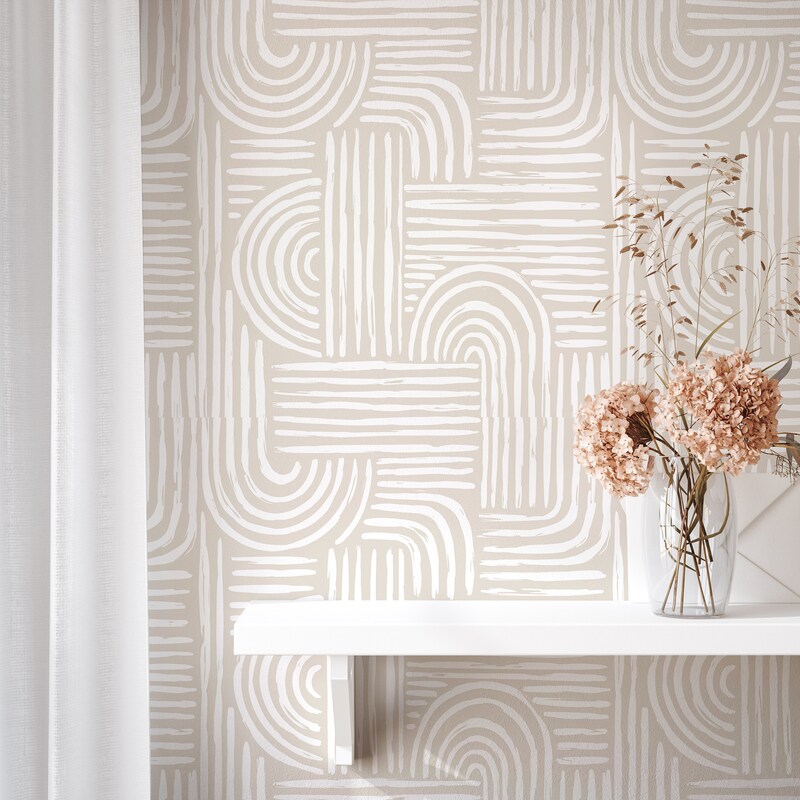Abstract Line Wallpaper - Etsy