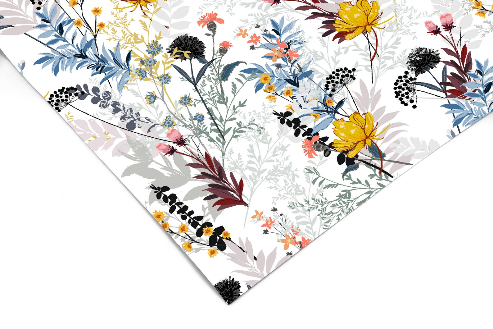 Colorful Wildflower Contact Paper Peel and Stick Wallpaper - Etsy