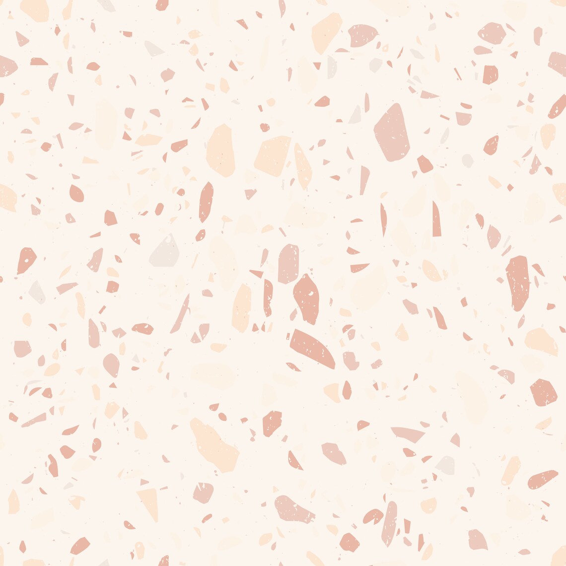 Terrazzo Cream Tan Wallpaper Wallpaper Peel and Stick | Etsy