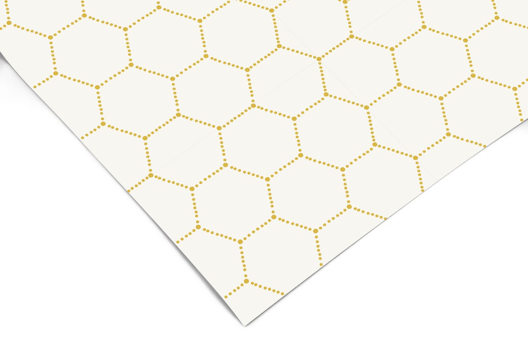 Honeycomb Pattern Contact Paper Peel and Stick Wallpaper Removable ...