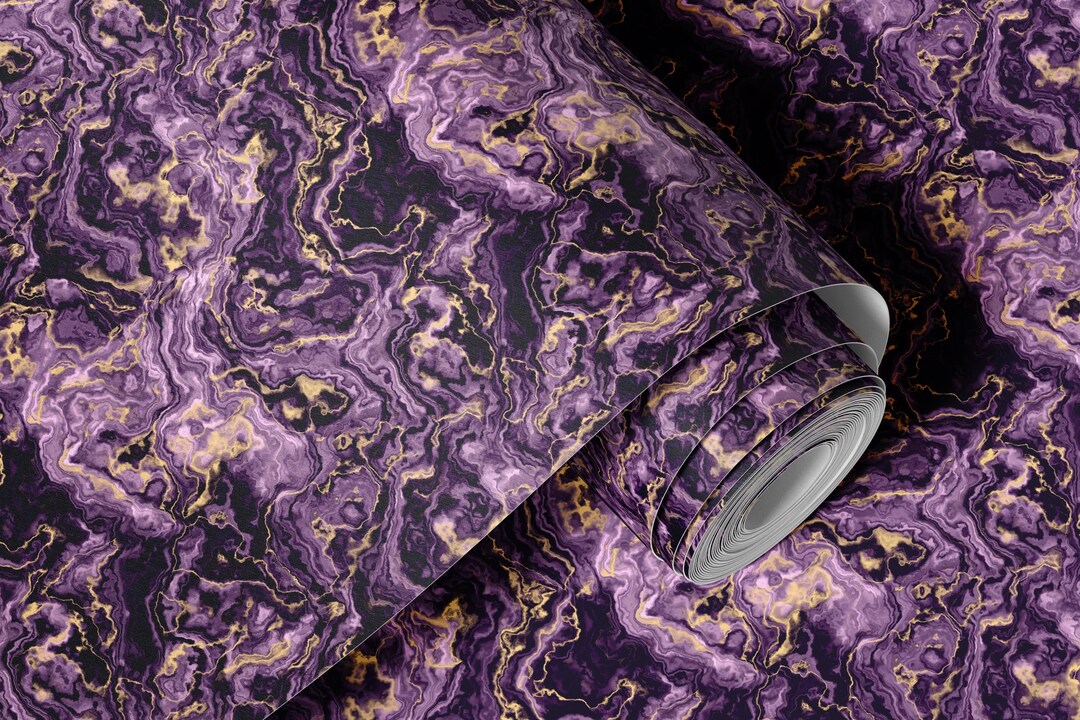 Purple Marble Swirl Contact Paper | Peel and Stick Wallpaper ...