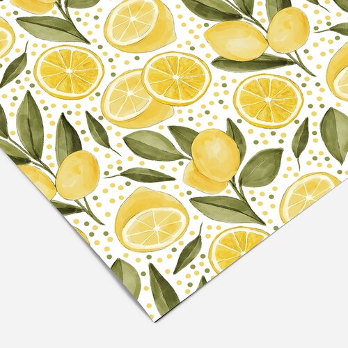 Lemon Fruit Kitchen Contact Paper Peel and Stick Wallpaper - Etsy