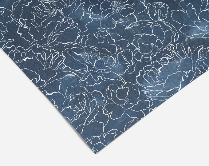 Dark Floral Leaf Contact Paper Peel and Stick Wallpaper - Etsy