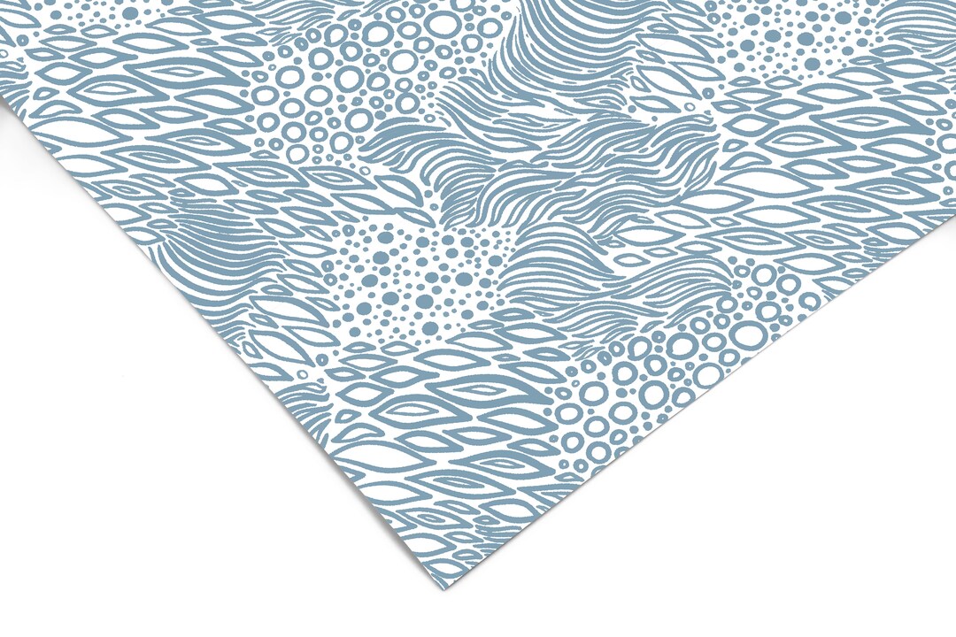 Blue Abstract Waves Contact Paper | Peel and Stick Wallpaper ...