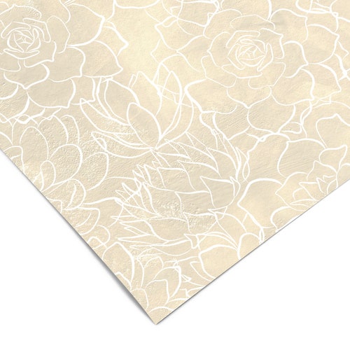 Yellow Outline Floral Contact Paper Peel and Stick Wallpaper - Etsy