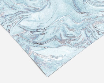 Light Blue Marble Contact Paper Peel and Stick Wallpaper | Etsy