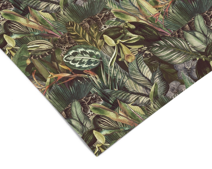 Purple Green Tropical Contact Paper Peel and Stick Wallpaper - Etsy