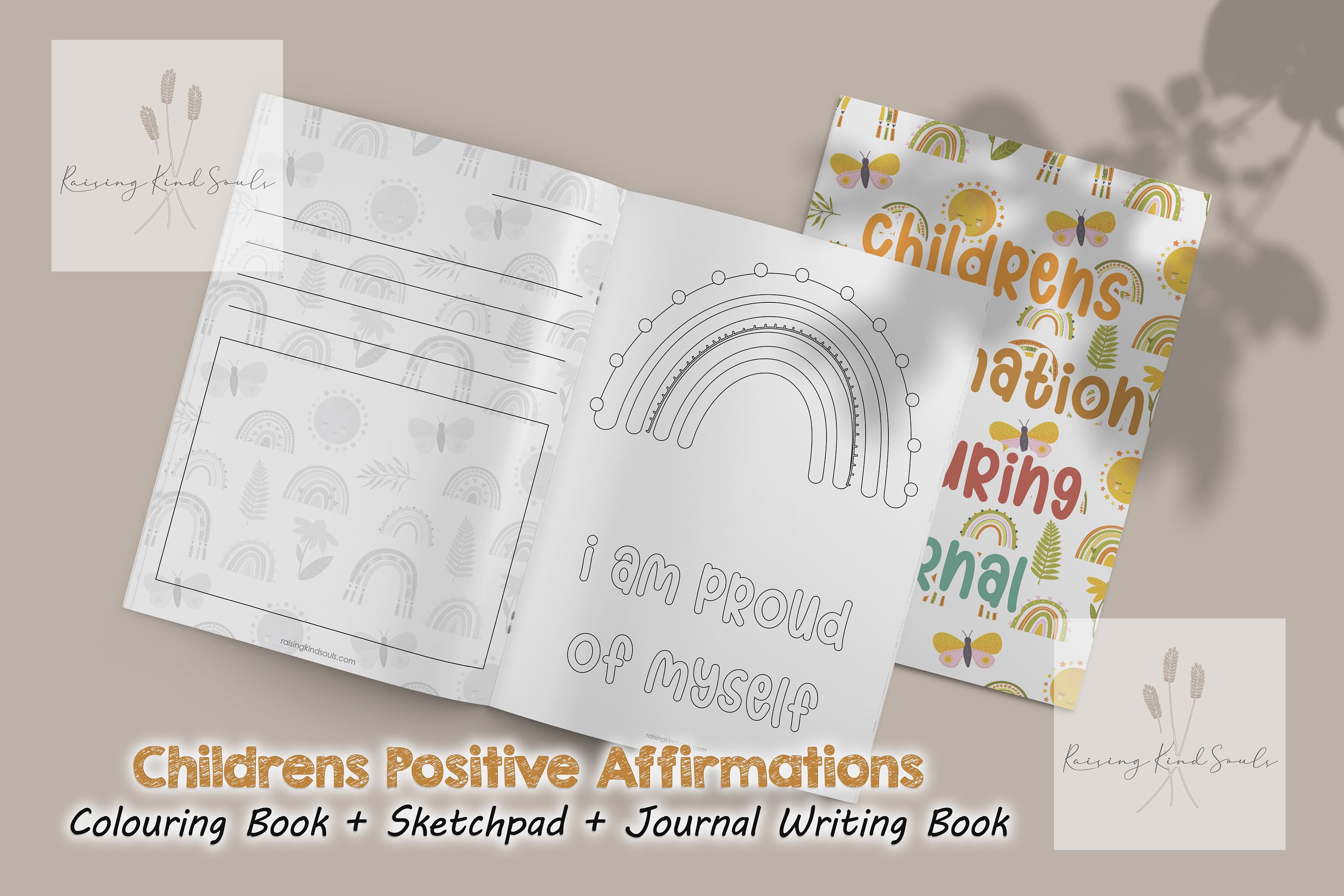 Calm Down Breathing Chart & Childrens Positive Affirmations Colouring ...