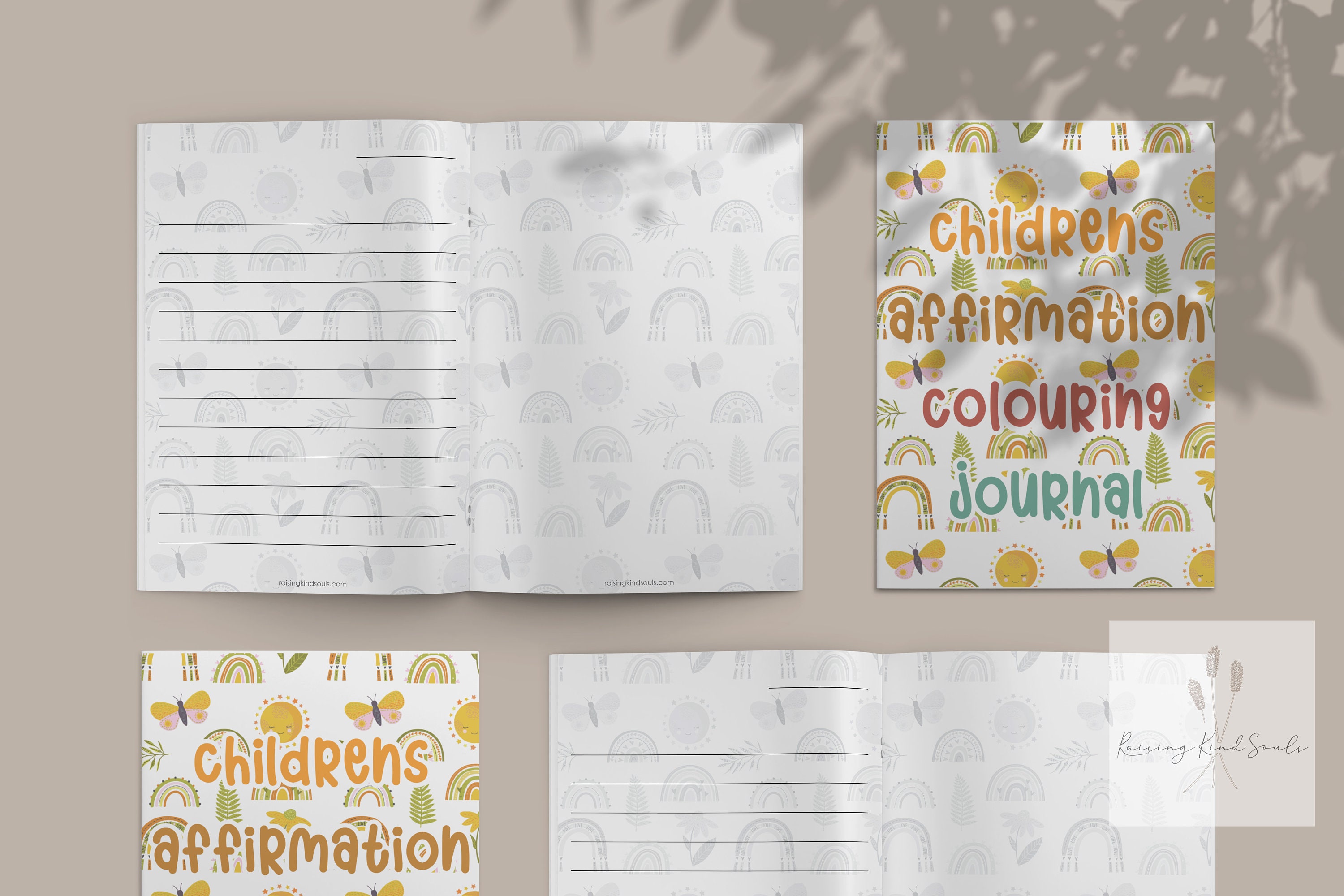 Calm Down Breathing Chart & Childrens Positive Affirmations Colouring ...