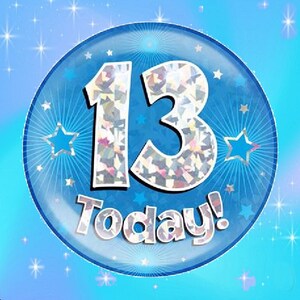 Teenager Party Decorations - Blue - Bunting & Banners Balloons / Blue ...