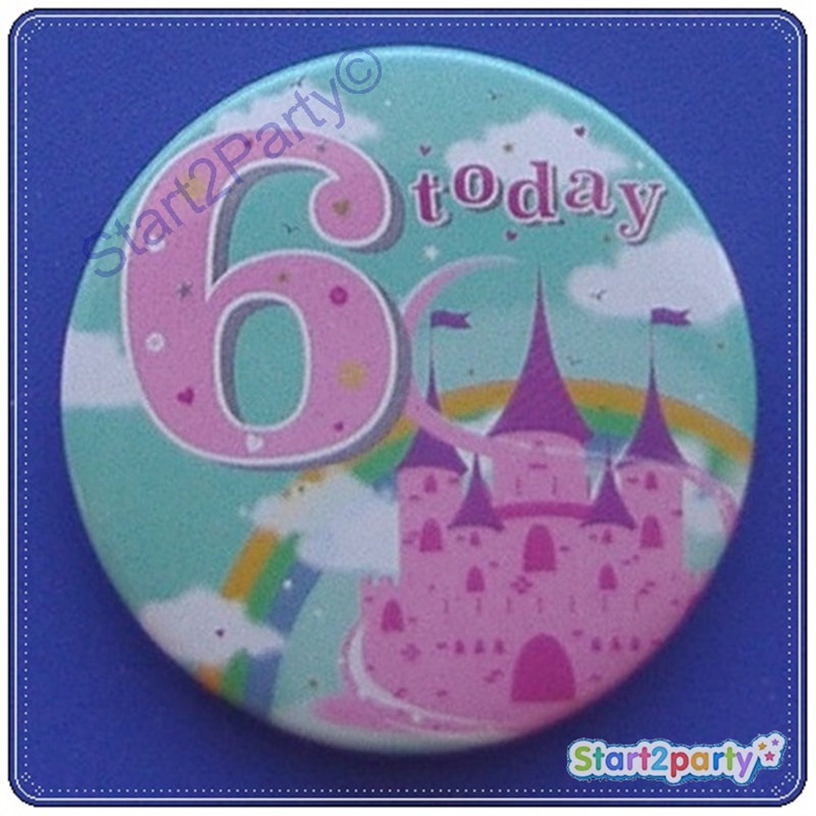 Age 6 6th Birthday Party decorations Pink Bunting & Banners | Etsy