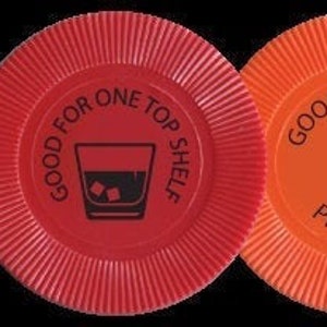 1,000 Pcs. Drink Tokens, 1-9/16 40mm Diameter - Etsy