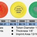 Custom Imprinted Tokens 1000 Pcs With 1 Color Imprint on 1 Side - Etsy