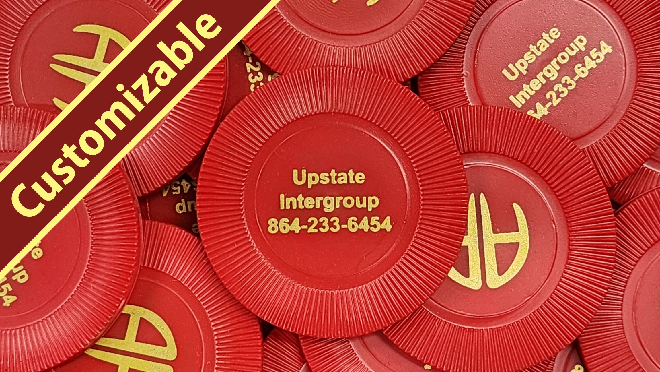 AA Tokens 300 Pcs., Alcoholics Anonymous Chips, Customizable Plastic ...