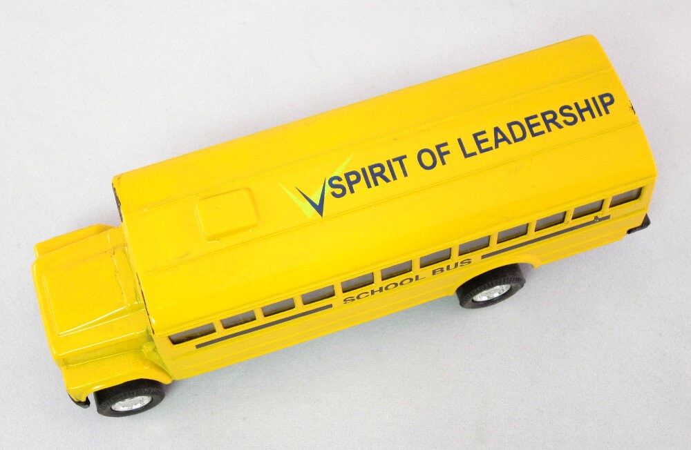 Personalized School Bus Toy Set - Die Cast Metal, Pull Back Motor - 72 ...