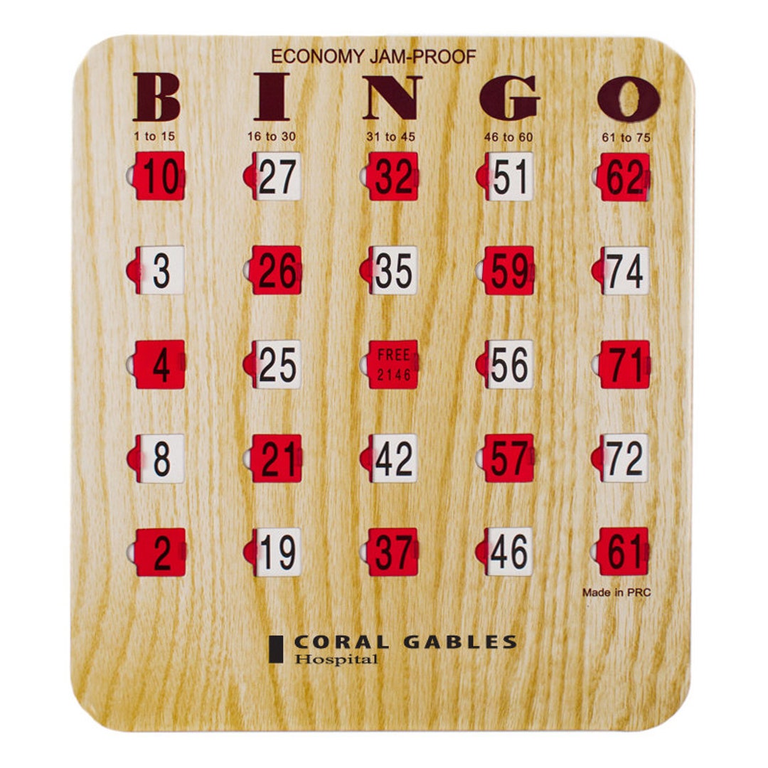 200 Bingo Cards, Slide Shutters, Jam Proof, Custom Printed - Etsy