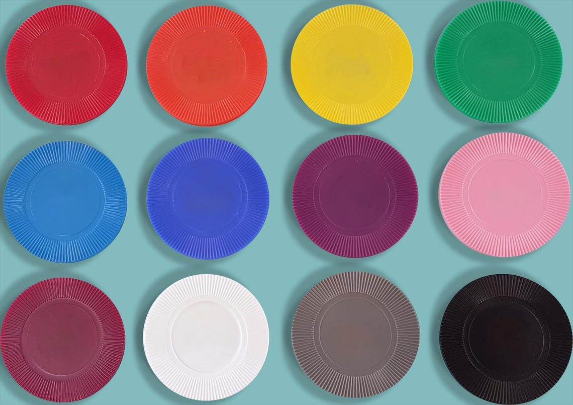 Blank Plastic Tokens 500 Pcs - Etsy