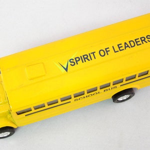 Personalized School Bus Toy Set - Die Cast Metal, Pull Back Motor - 12 ...
