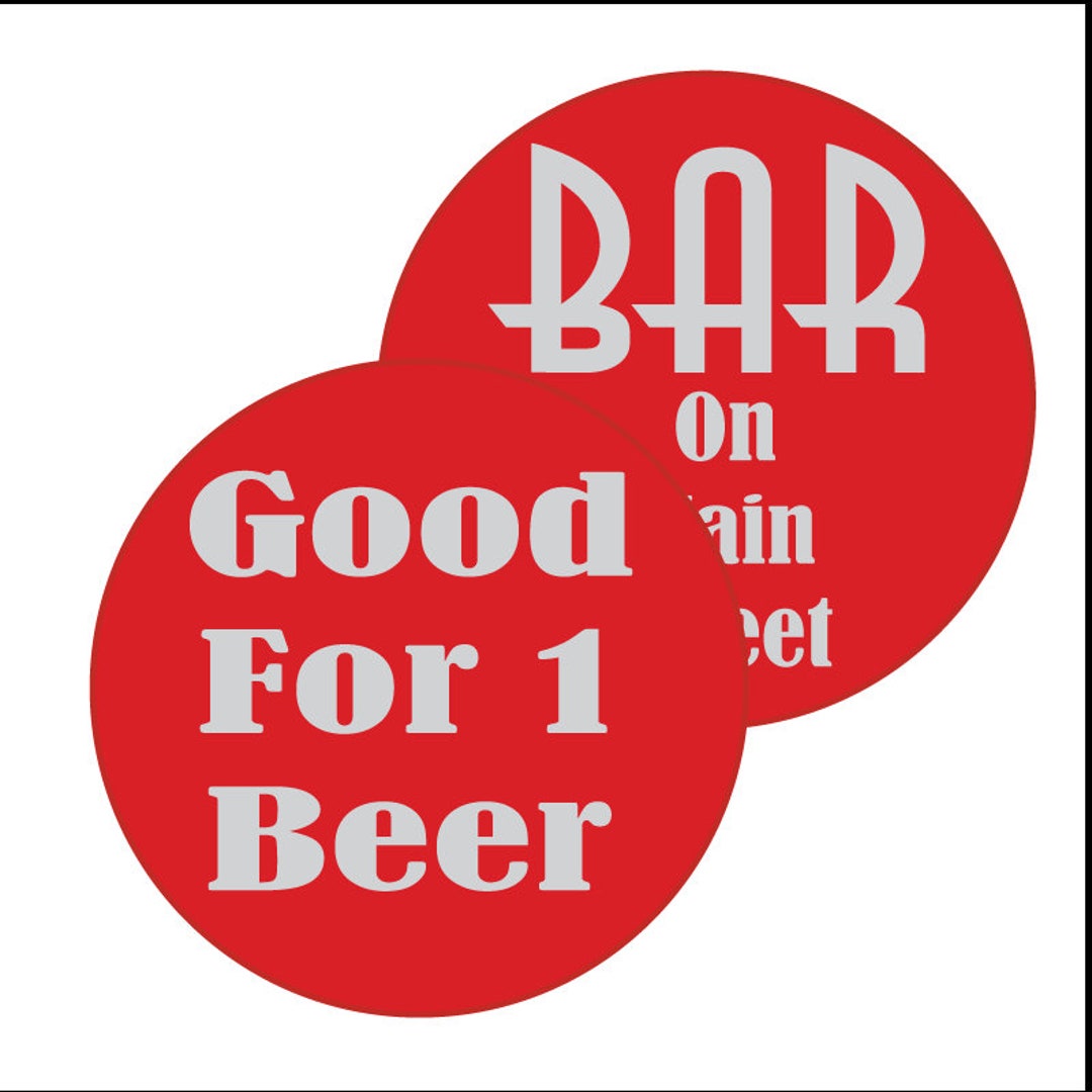 Custom Imprinted Smooth Tokens 500 Pcs 1-9/16" (40mm) With 1 Color ...