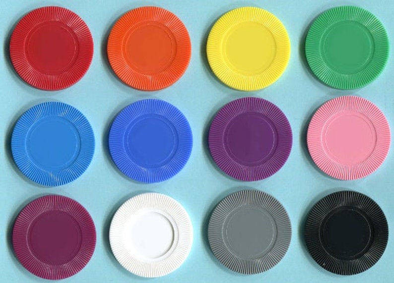 Blank Plastic Tokens 500 Pcs - Etsy