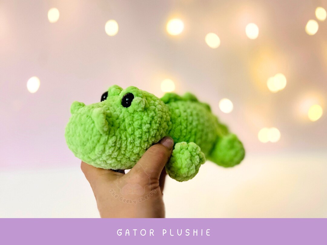 Gator Crochet Plushie - Etsy