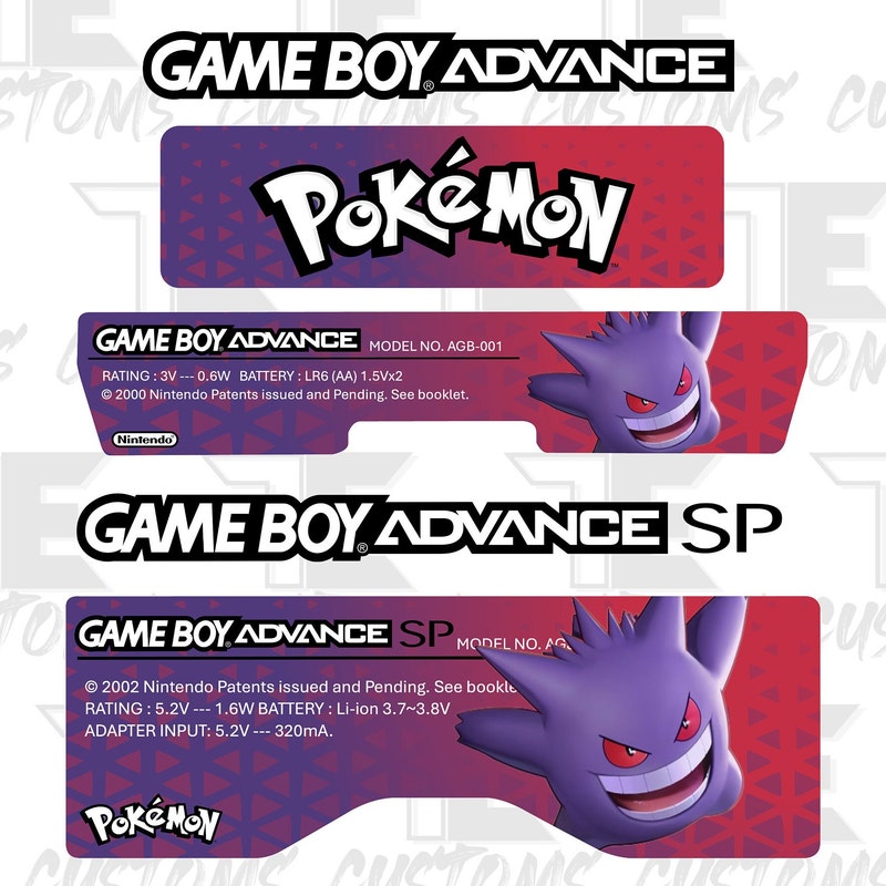 Gengar Game Boy Advance - Etsy