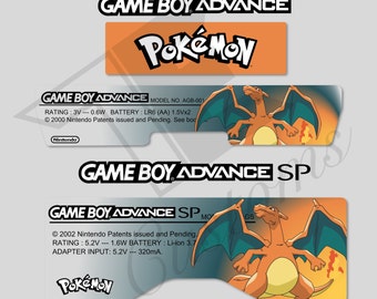 Game Boy Advance SP Decal - Etsy