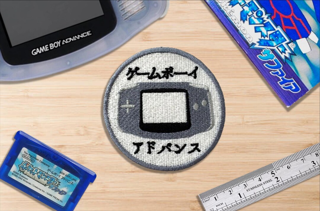 Game Boy Advance Embroidered Patch – Peel and Stick – All Original ...