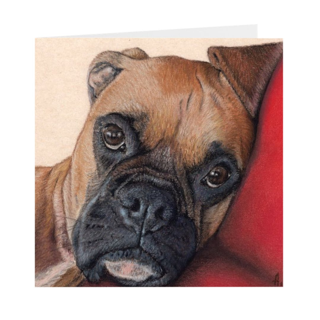 Boxer Dog Note Cards, Boxer Cards, Boxer Notecards, Boxer Mom, Boxer ...