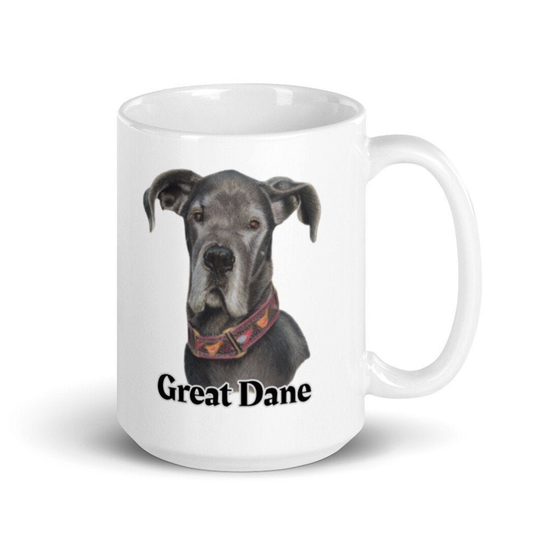 Great Dane Coffee Mug, Great Dane Lover Gifts, Great Dane Mug, Great ...