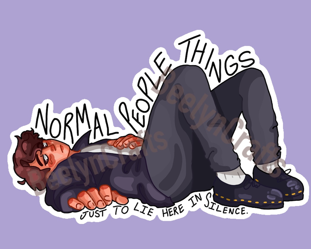 Normal People Things Sticker Lovejoy - Etsy Australia