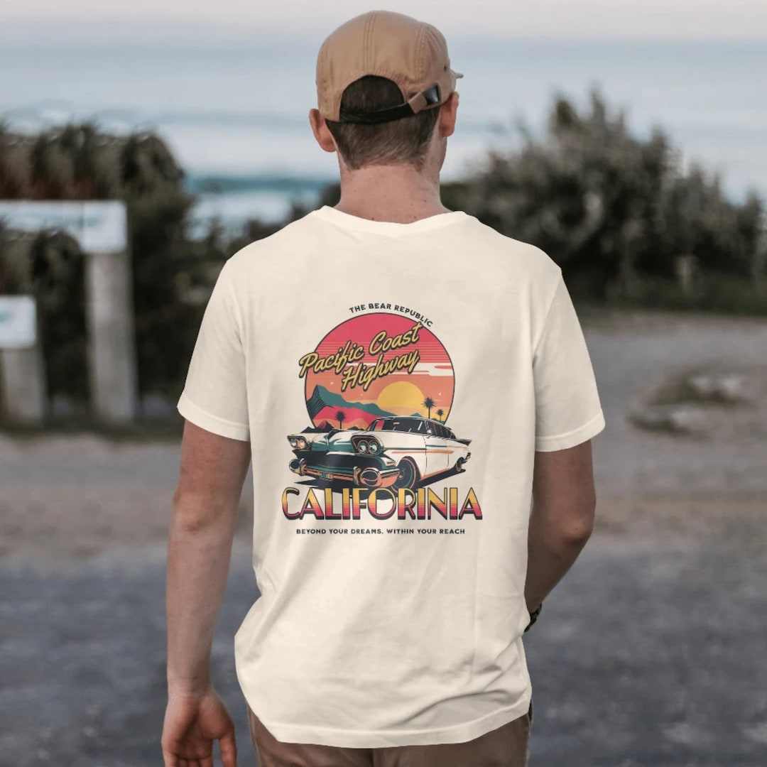 California Shirt, West Coast Tee, California Tshirt, Cali Guy Shirt ...