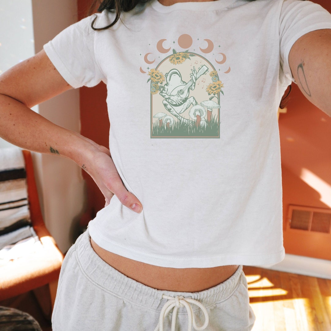 Phases of the Moon Shirt - Frog Playing Banjo, Frog Shirt, Funny Frog ...