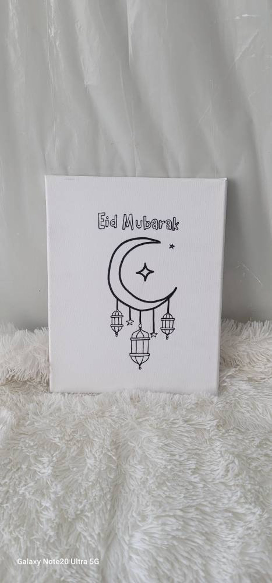 Islamic Paint Kit,kids Paint Canvas,kids Eid Gift,ramadan Gift, Eid ...
