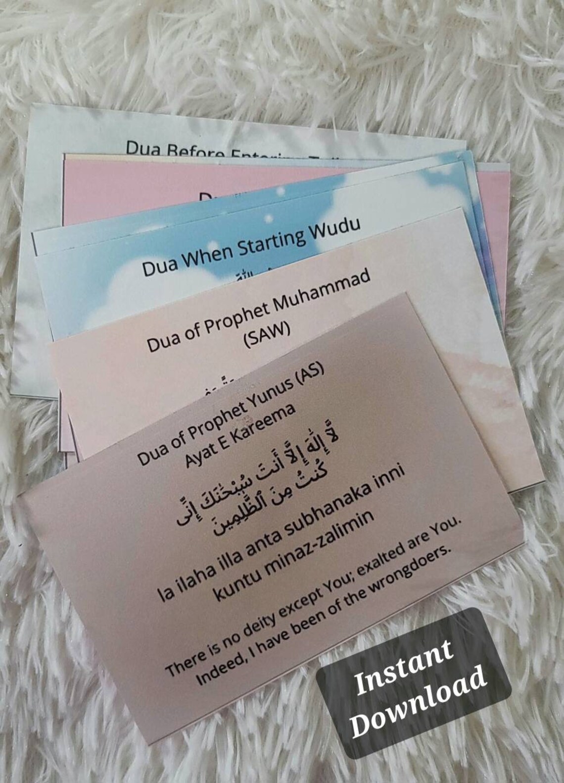 Dua Card, 30 Dua Flash Card, Ramadan Kids Activity, Muslim Kids, Kids ...
