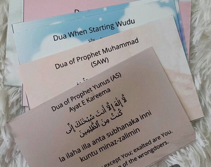 Dua Card, 30 Dua Flash Card, Ramadan Kids Activity, Muslim Kids, Kids ...