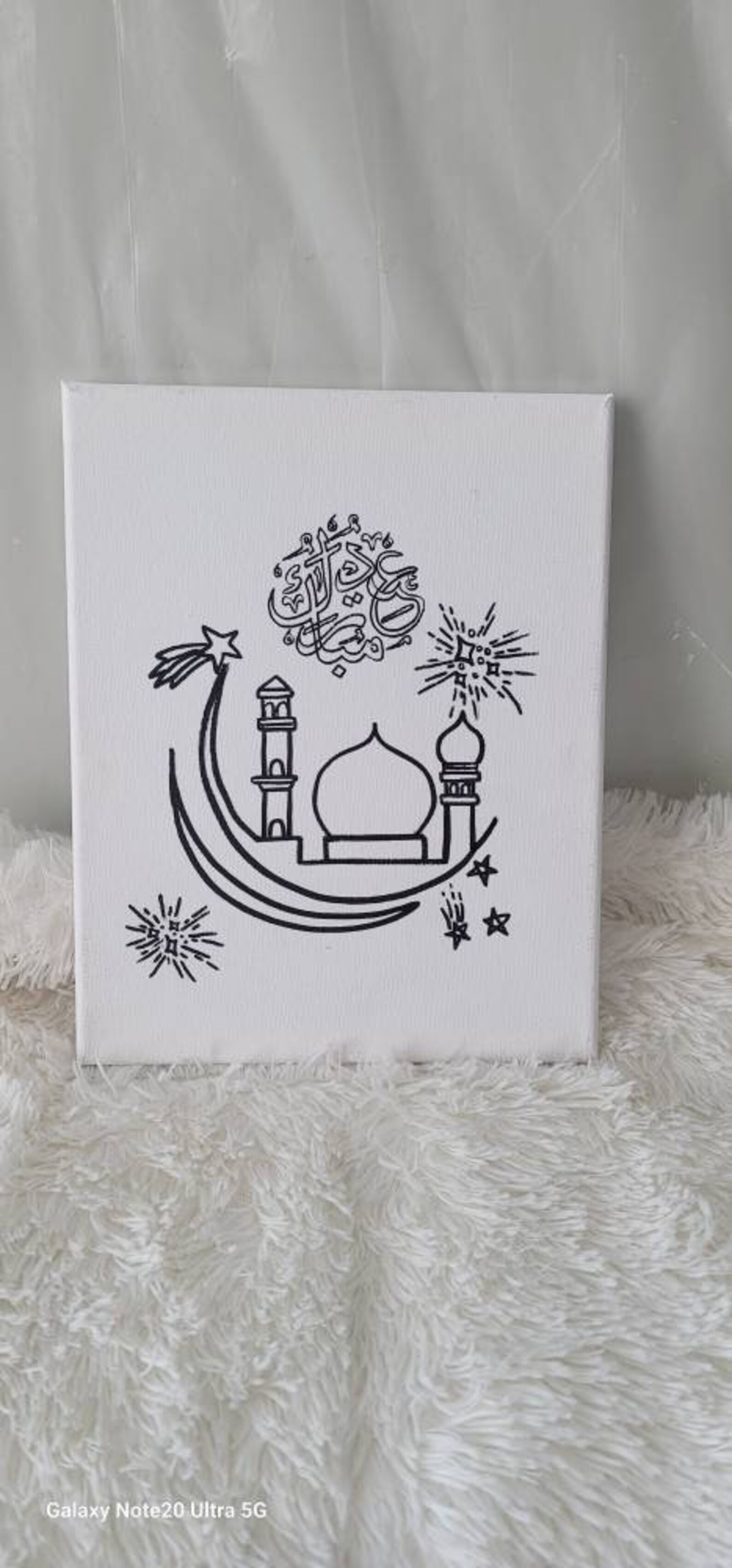 Islamic Paint Kit,kids Paint Canvas,kids Eid Gift,ramadan Gift, Eid ...