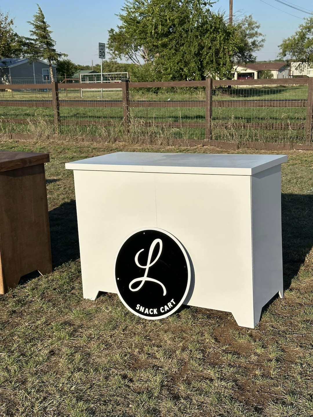 Foldable Wooden Snack Cart: Portable Vendor Display, Customizable - Etsy