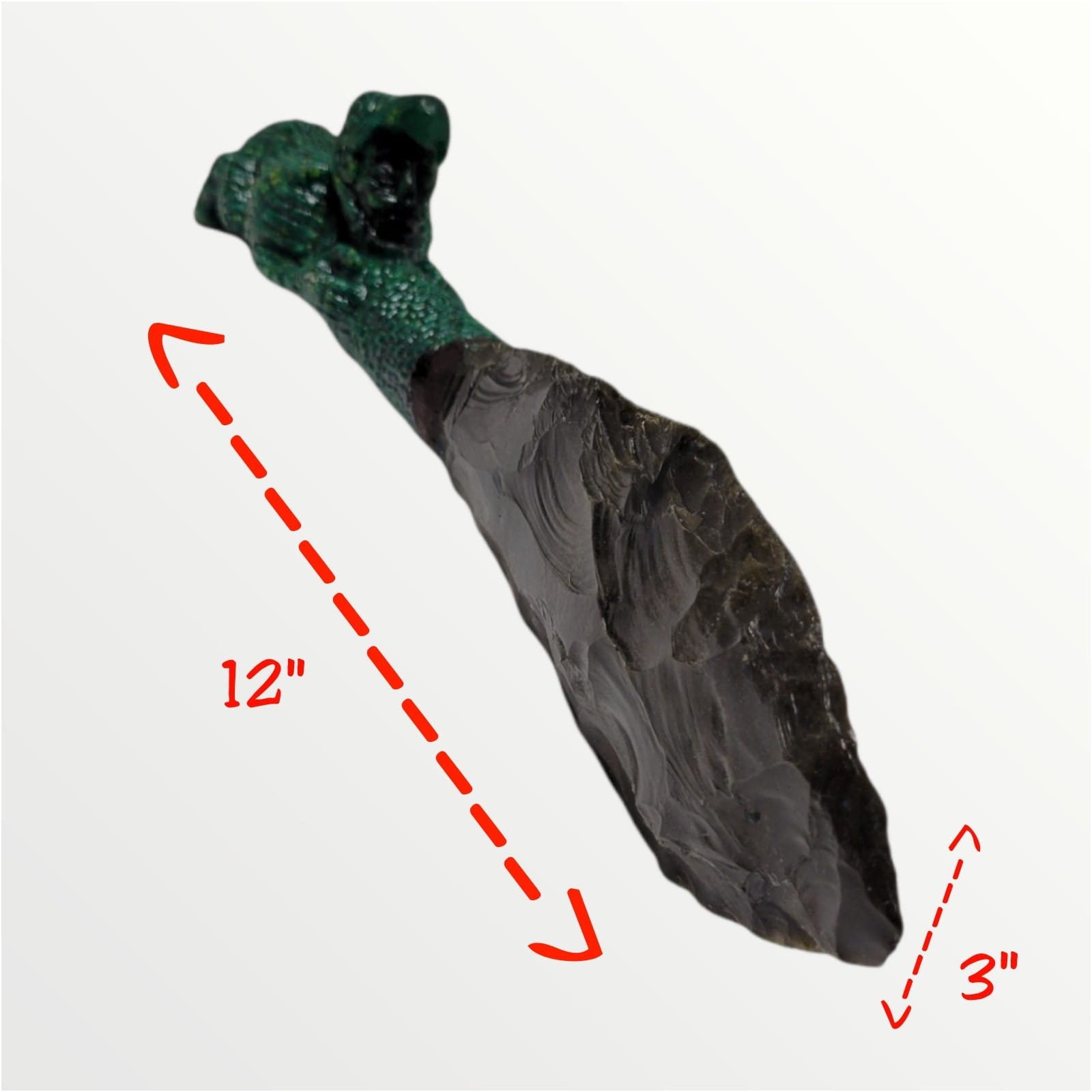 Eagle Warrior Obsidian Knife Obsidian Dagger Aztec Obsidian - Etsy