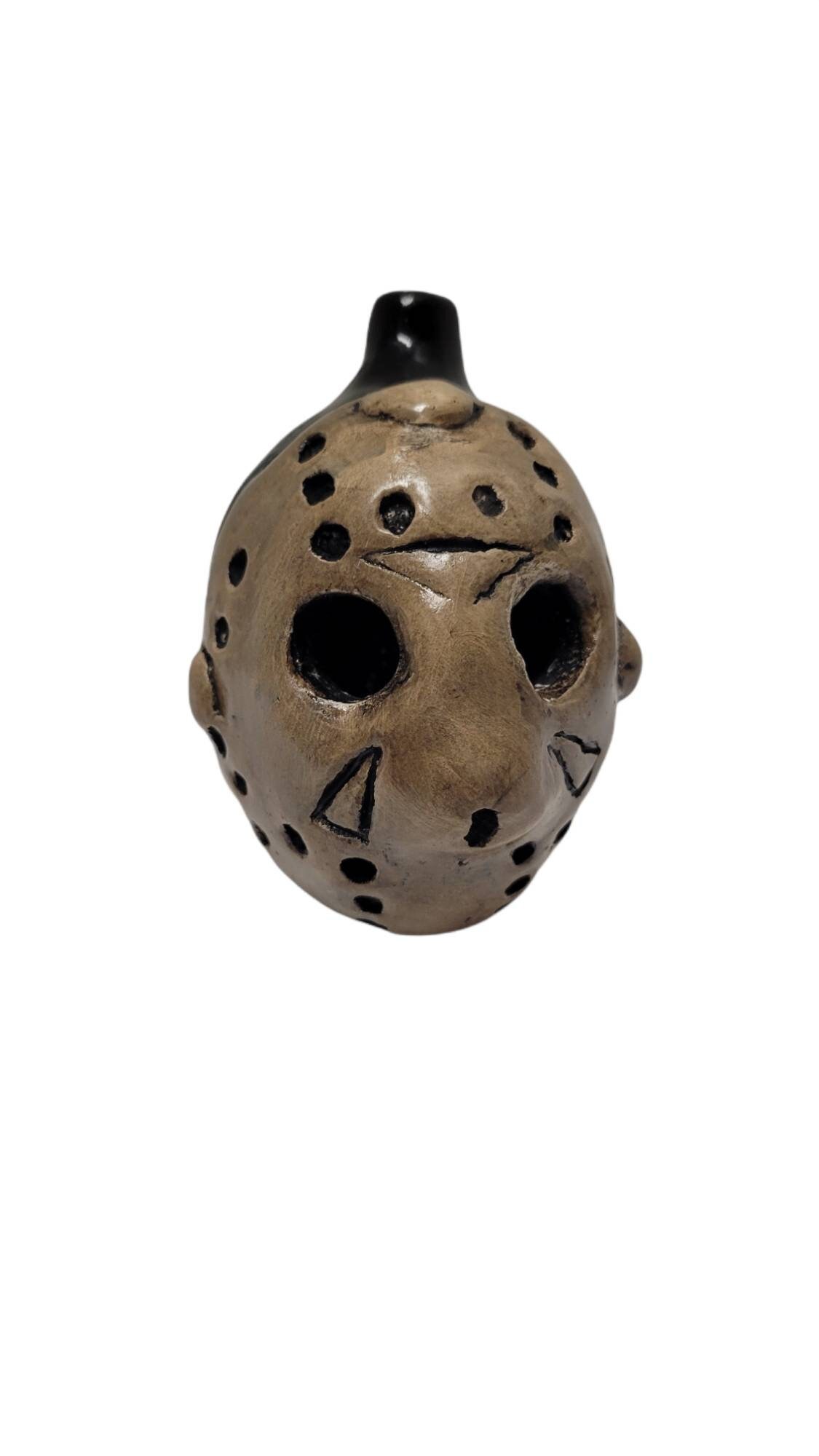 Hand Crafted Jason Mask Death Whistle, Aztec Scream - Etsy