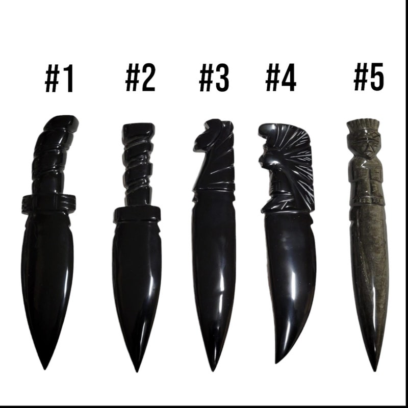 Obsidian Daggers - Etsy