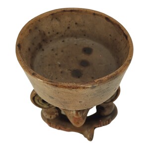 Aztec Incense Burner God of Fire, Huehueteotl Sculpture Replica, Old ...