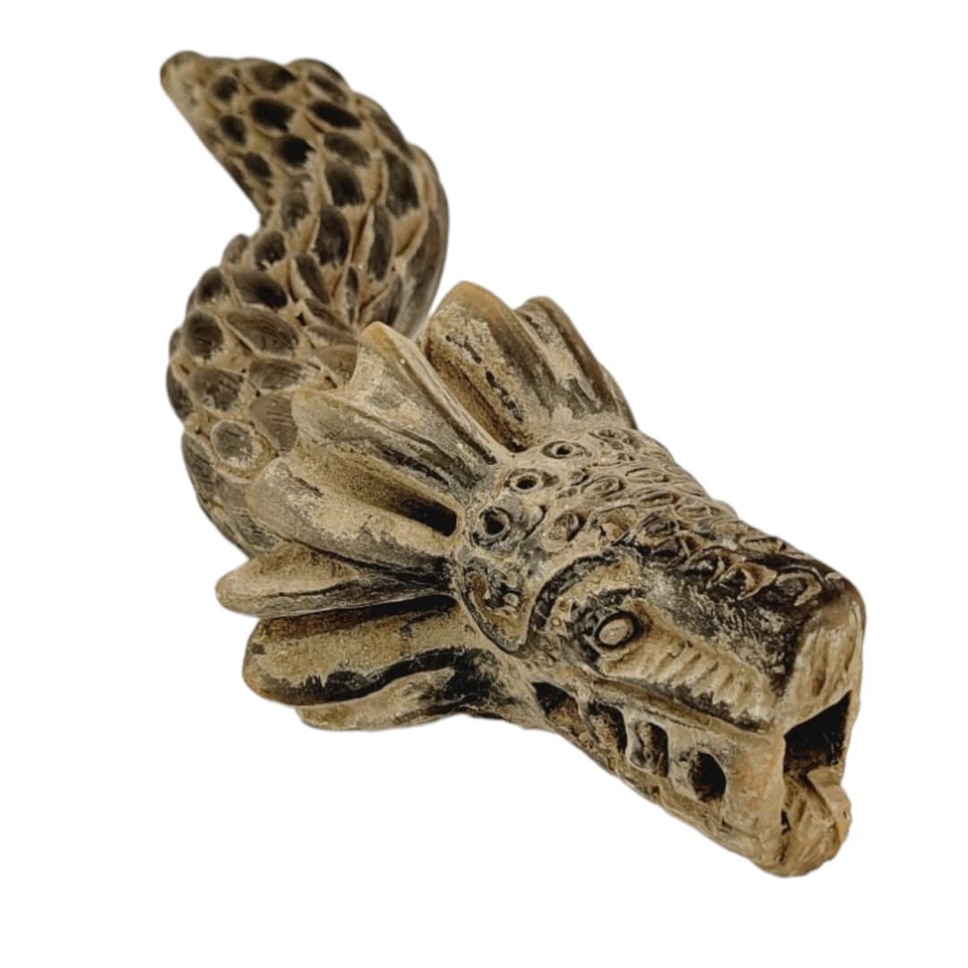 Quetzalcoatl Snake Flute - Handcrafted Clay Instrument Inspired by ...