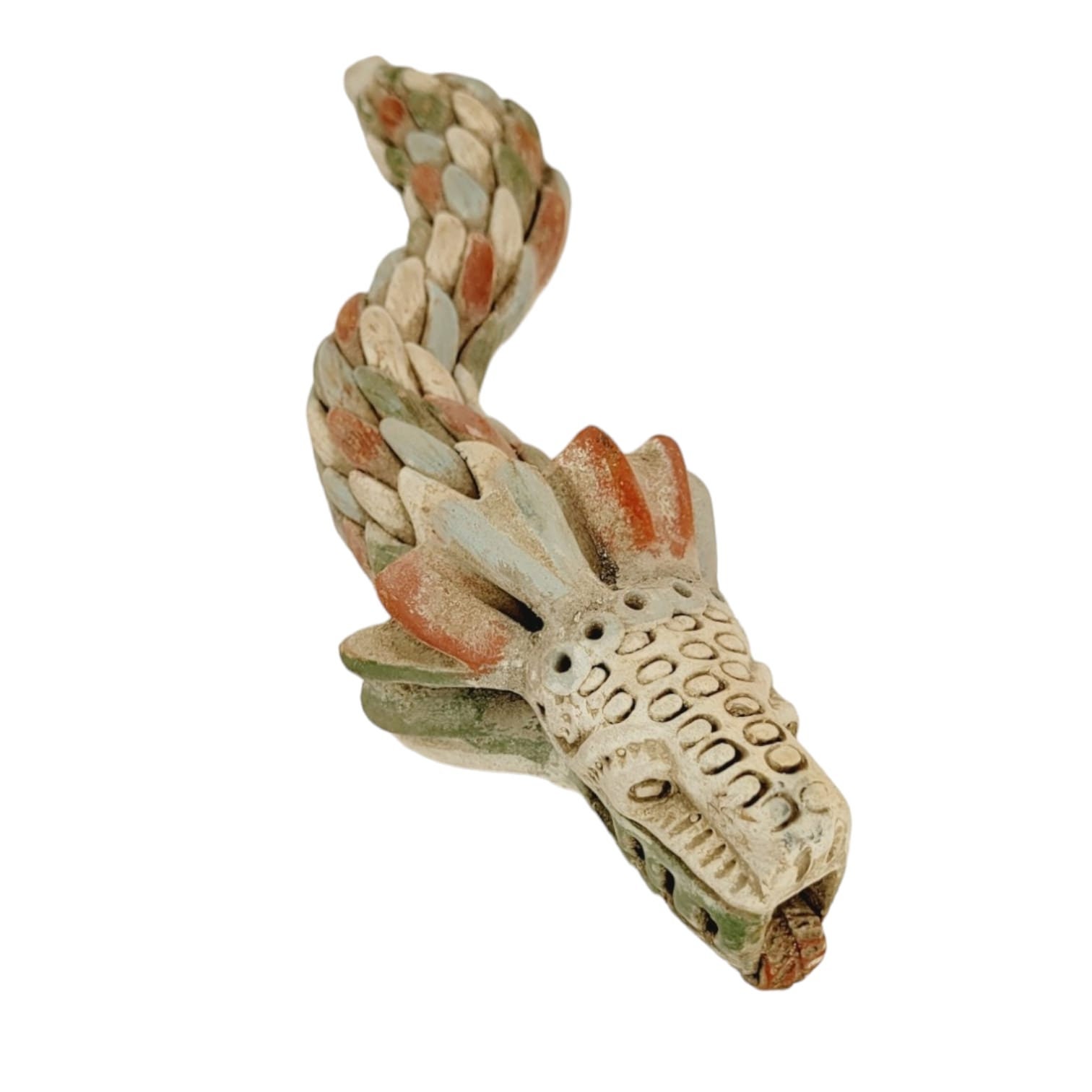 Quetzalcoatl Snake Flute - Handcrafted Clay Instrument Inspired by ...