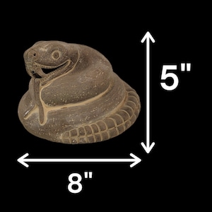 Aztec Snake Deity Clay Replica Symbol of Transformation and Wisdom ...